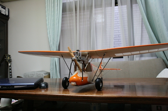 自作15－4st模型エンジン搭載 MicroWings号の製作